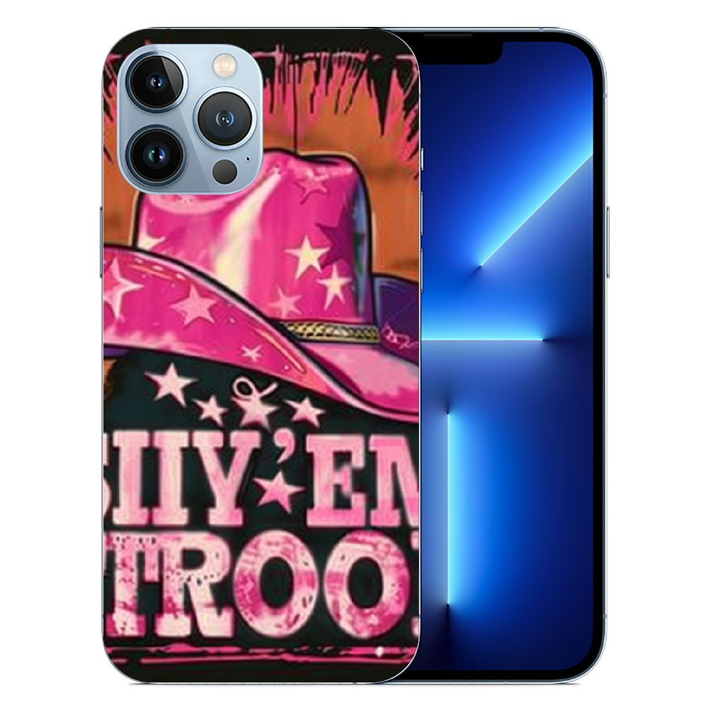 iPhone 15 Ride 'Em Cowgirl Pink Cowboy Hat Western Case - Walmart.com