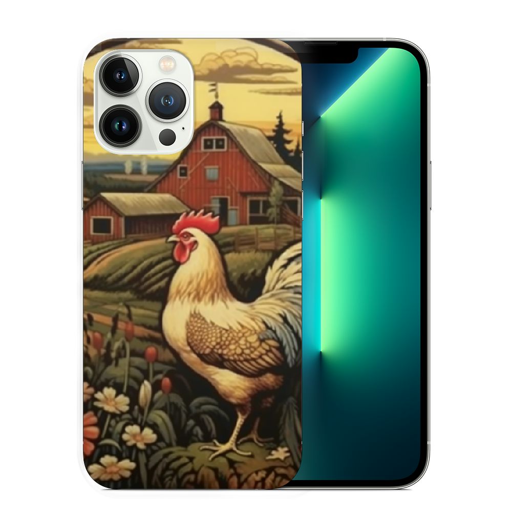 iPhone 15 Rustic Farmhouse Sunrise Vintage Country Farmcore Living Case ...