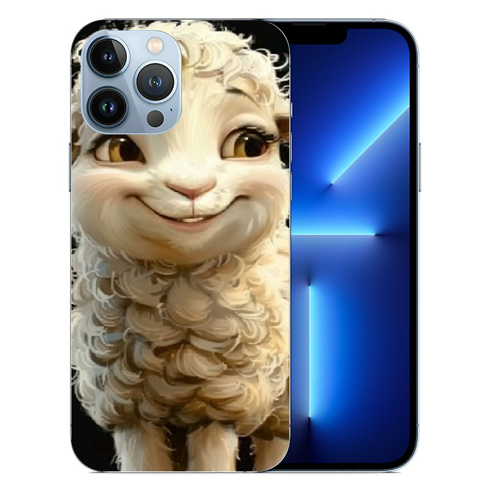 iPhone 15 Sheep Lamb Small Ovis Domestic Sheep Shepherd Cute Sheep Case ...