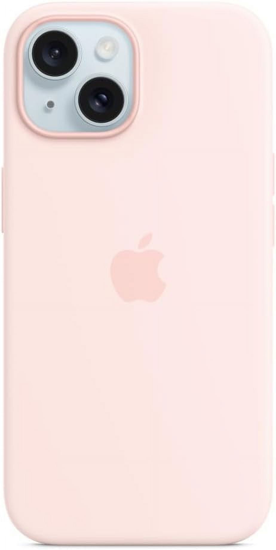 iPhone 15 Silicone Case with MagSafe - Light Pink - Walmart.com