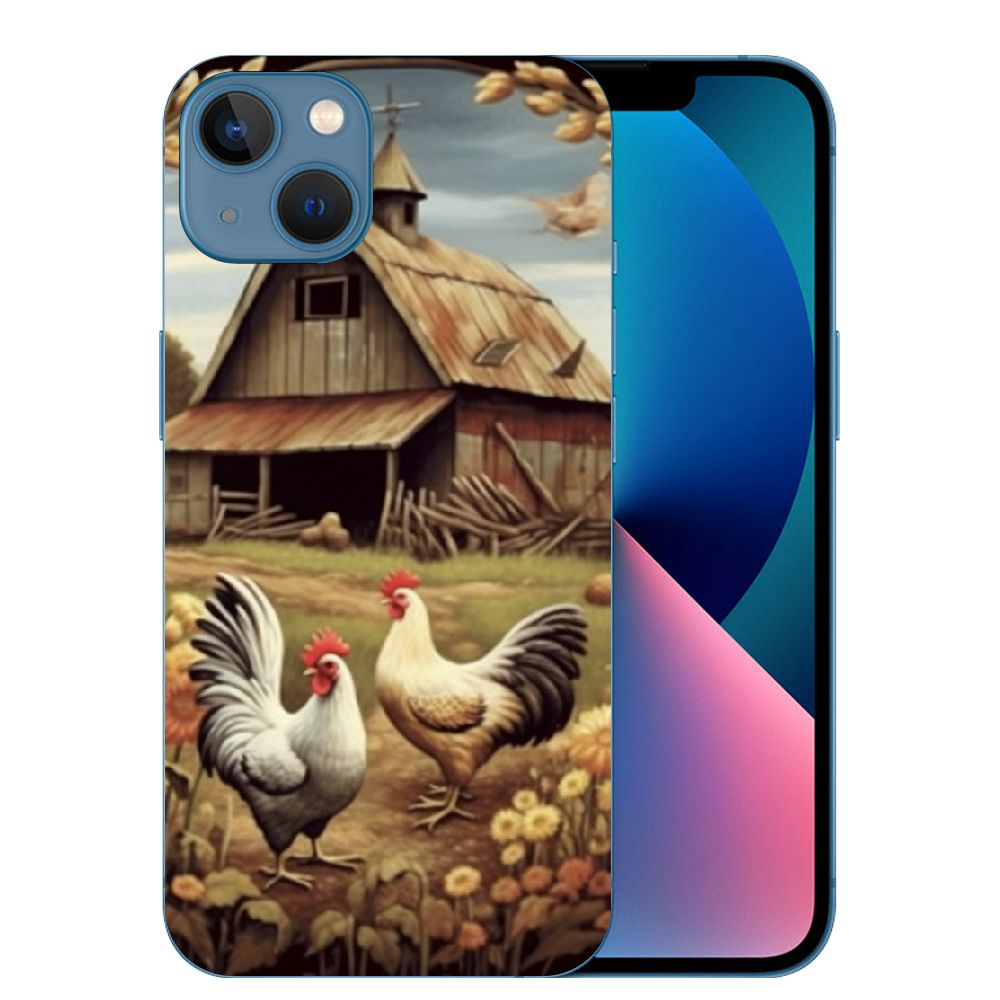 iPhone 15 Vintage Farmcore Barnyard - Rustic Country Living Design Case ...