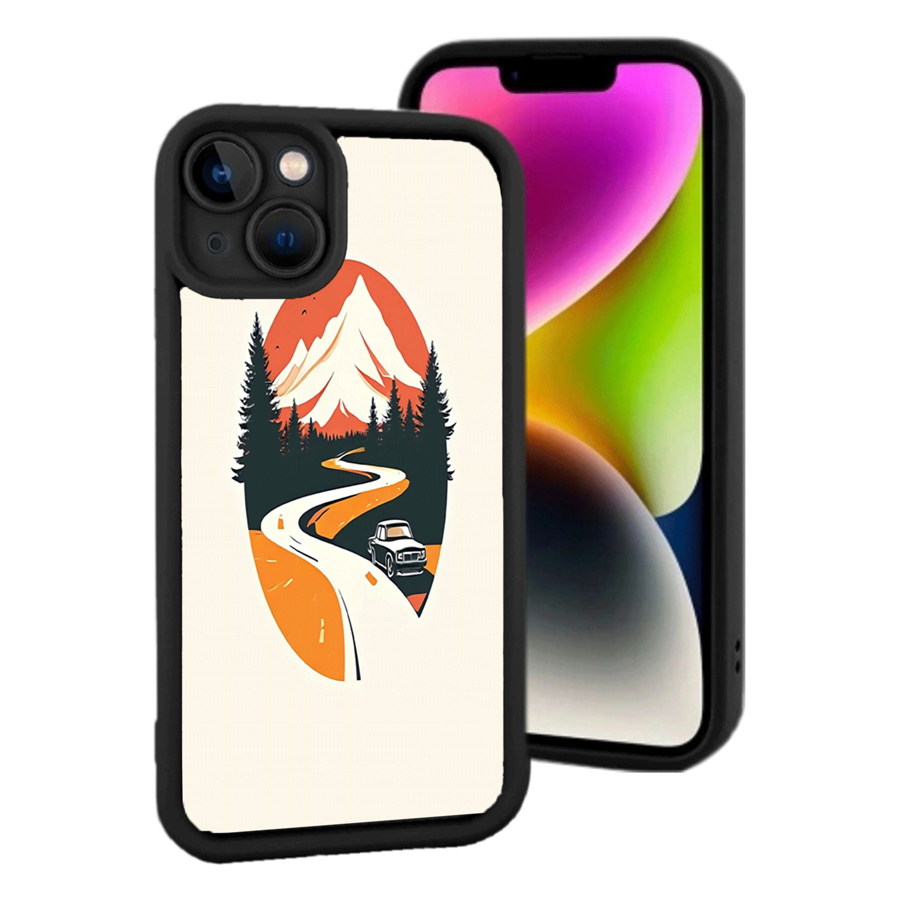 iPhone 15 Yellowing Resistant Lightweight Case - Adventure-Inspired ...