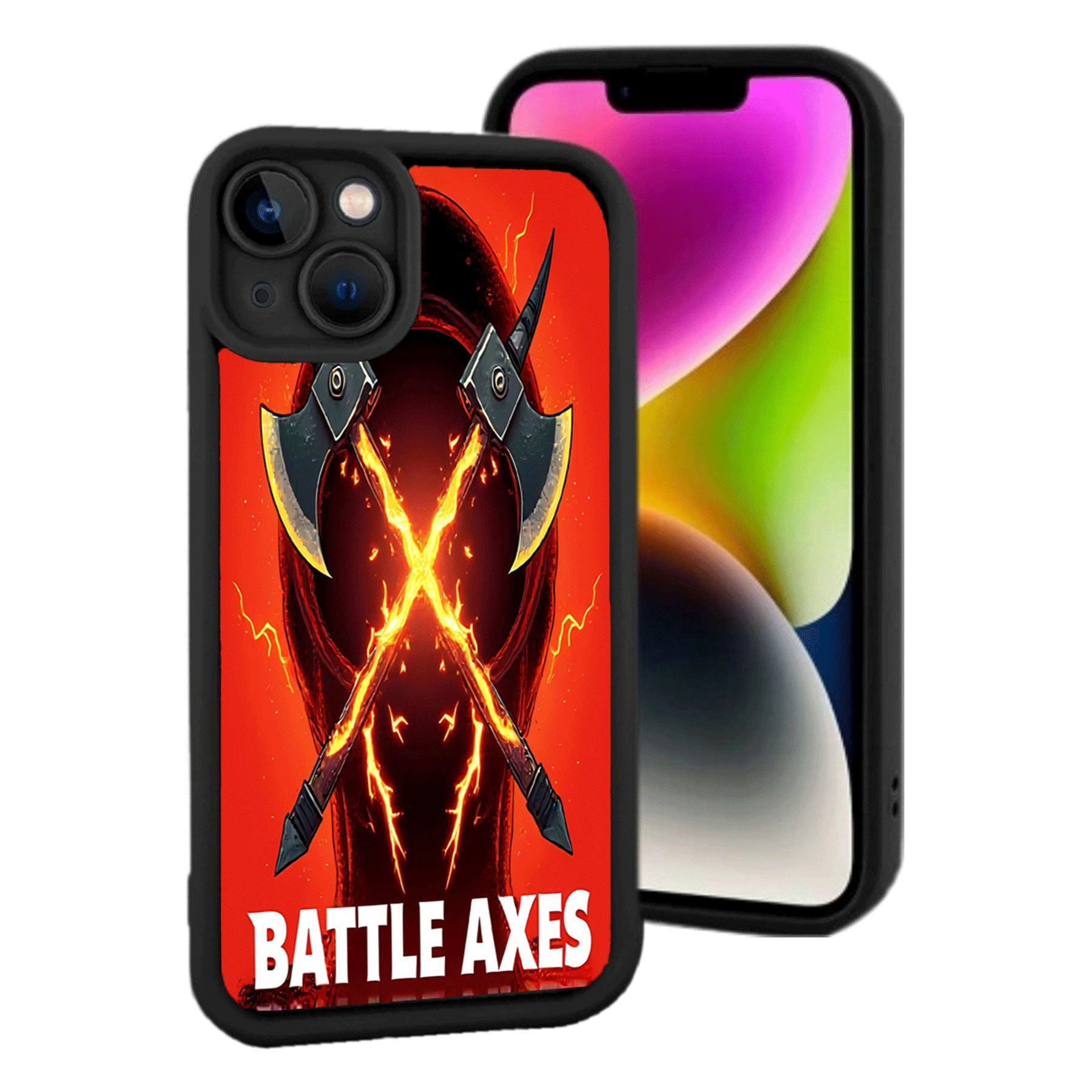 iPhone 15 Yellowing Resistant Lightweight Case - Bold Red Background ...