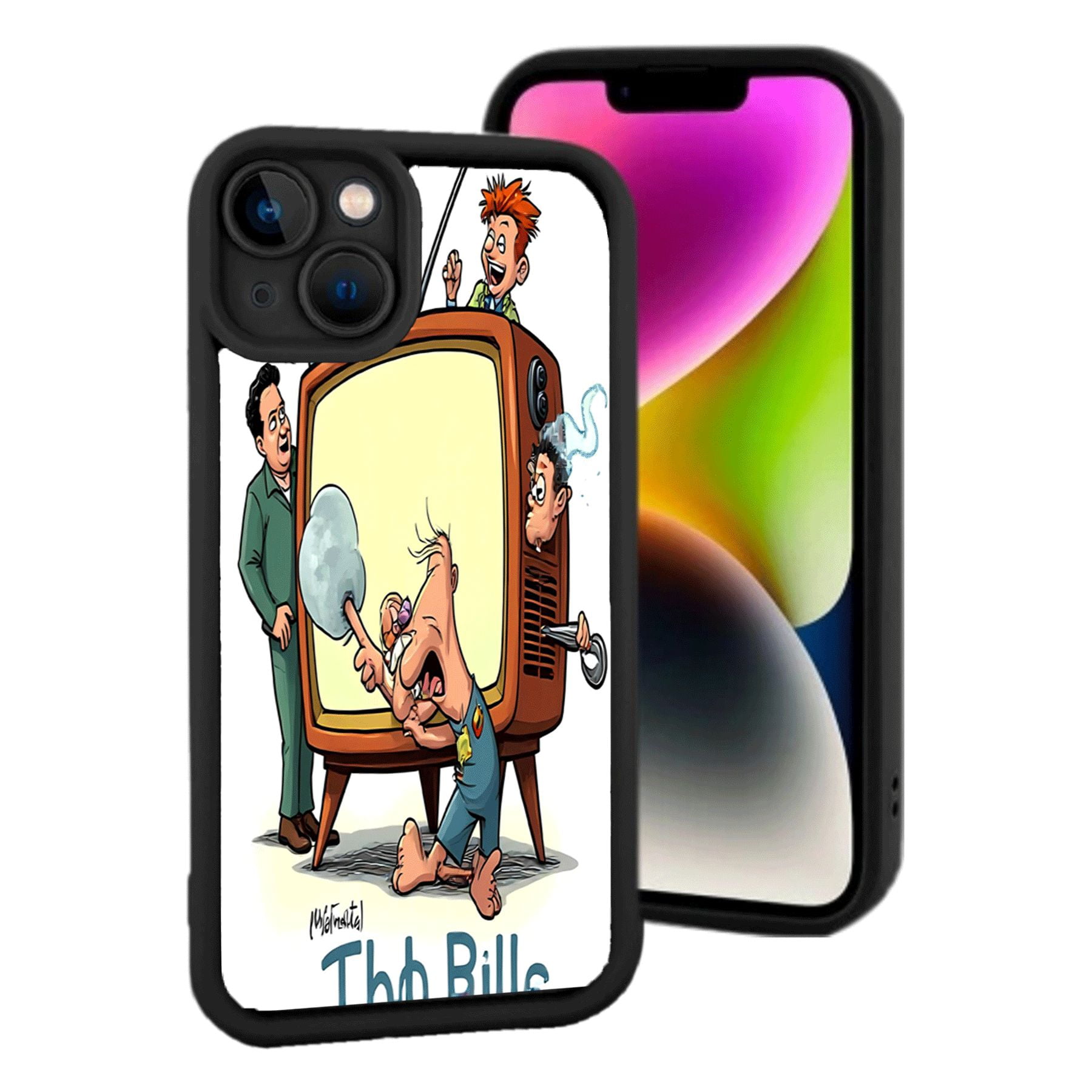 iPhone 15 Yellowing Resistant Lightweight Case - Fun Cartoon Design ...