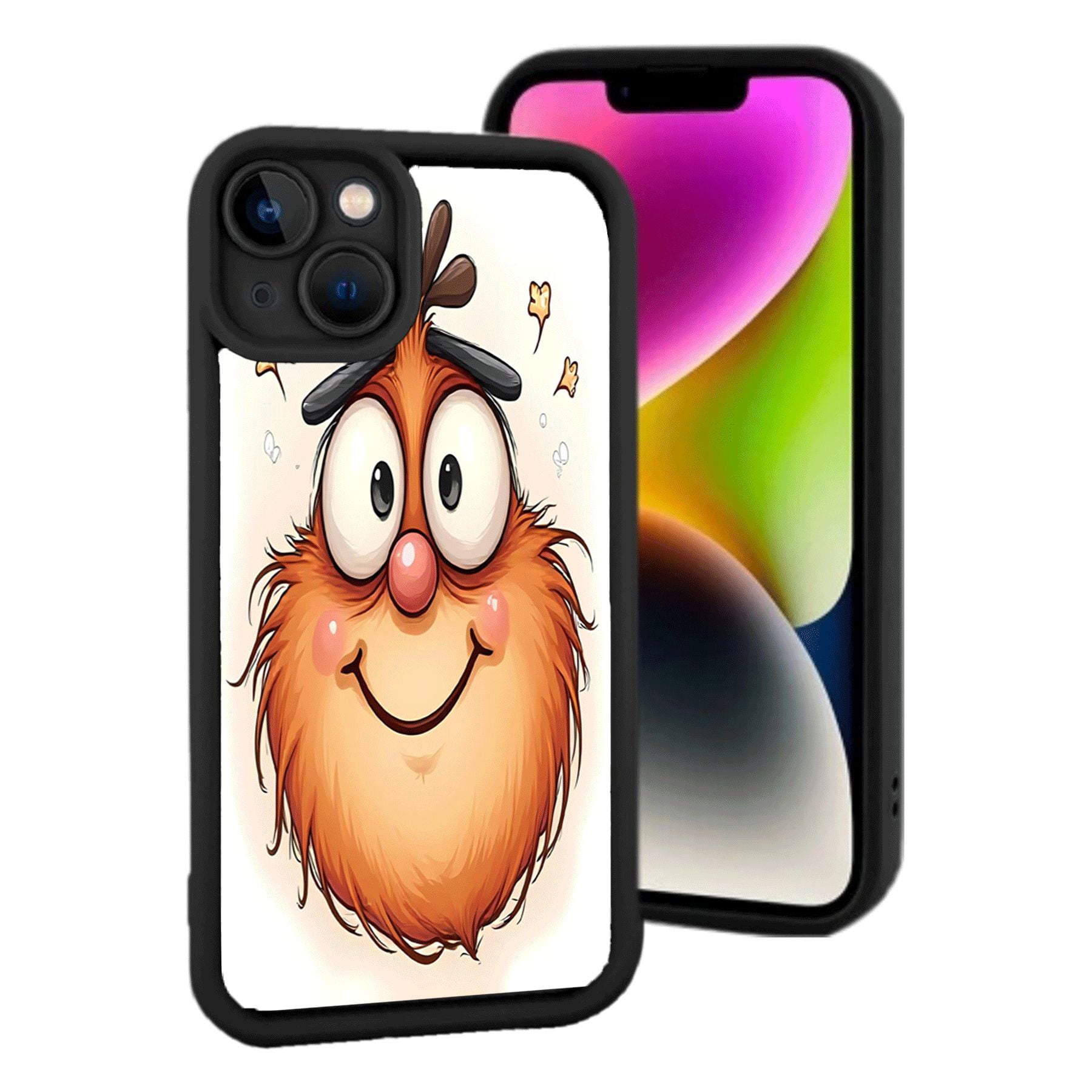 iPhone 15 Yellowing Resistant Lightweight Case - Vibrant Cartoon Design ...