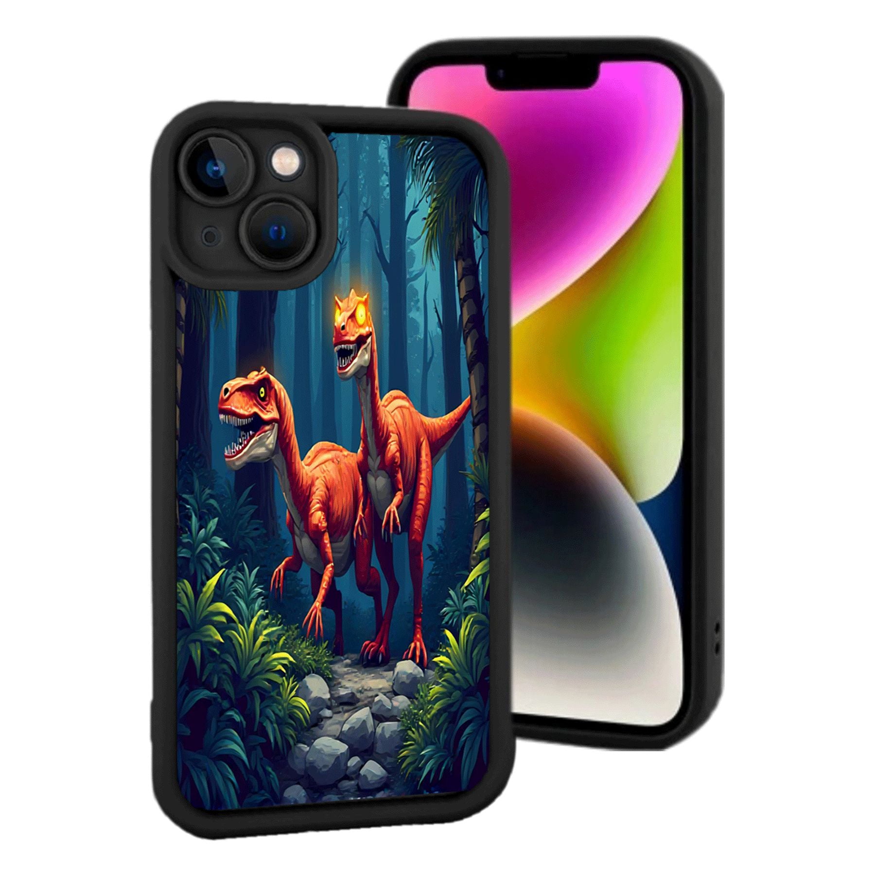 iPhone 15 Yellowing Resistant Lightweight Case - Vibrant Pattern with ...
