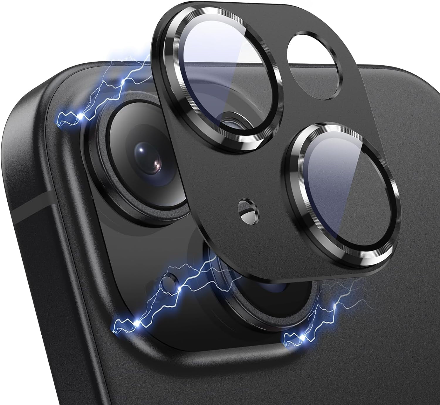 for iPhone 15/iPhone 15 Plus Camera Lens Protector,[Drop Protection ...