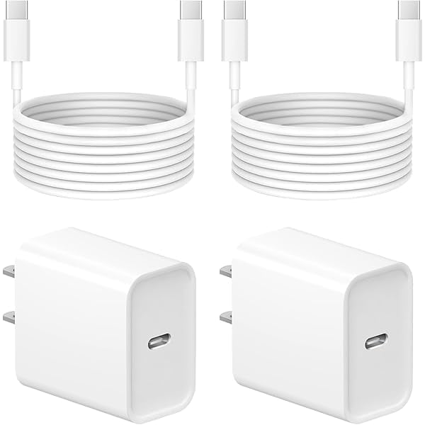 iPhone 16 15 Charger Fast Charging - 2 Pack 20W USB C Wall Charger ...