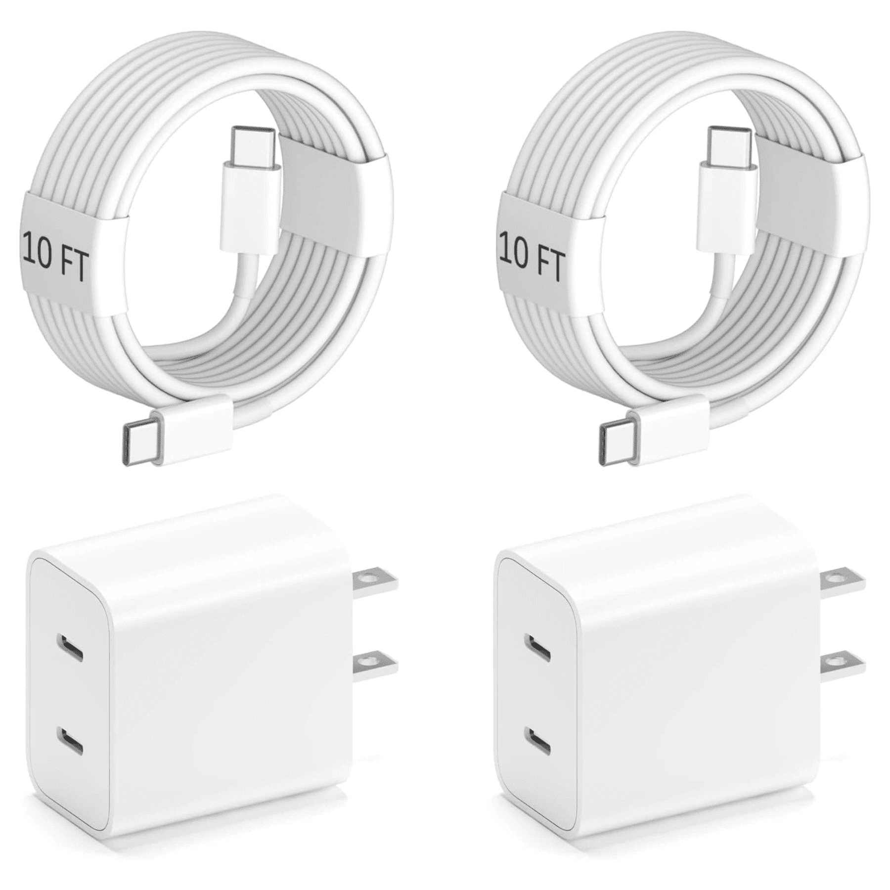 for iPhone 17 16 15 Charger Type C Charger Fast Charging, 20W Dual Port ...