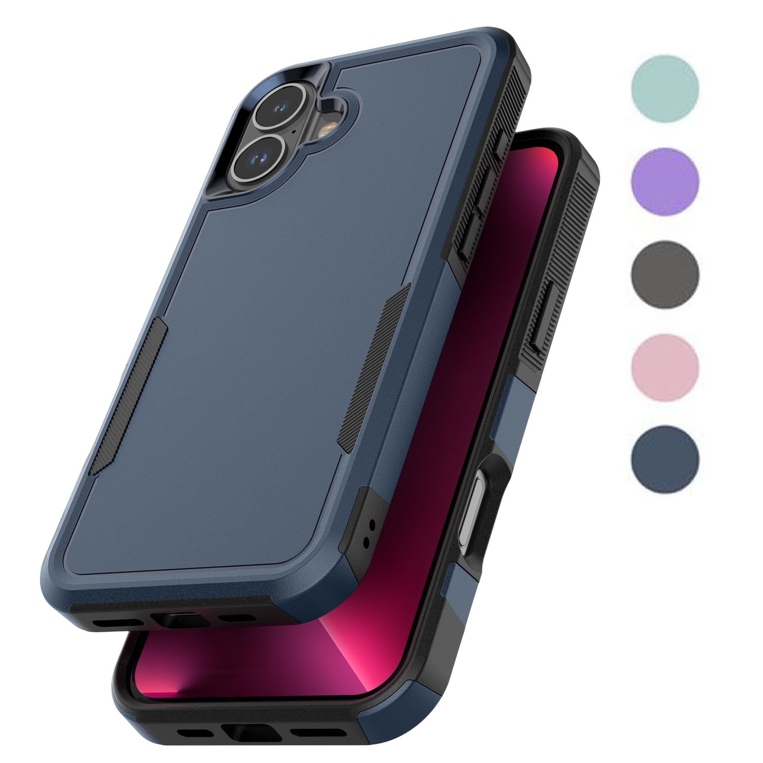 iPhone 16 Case, 2 in 1 Phone Case for iPhone 16 6.1 inch ,Takfox ...