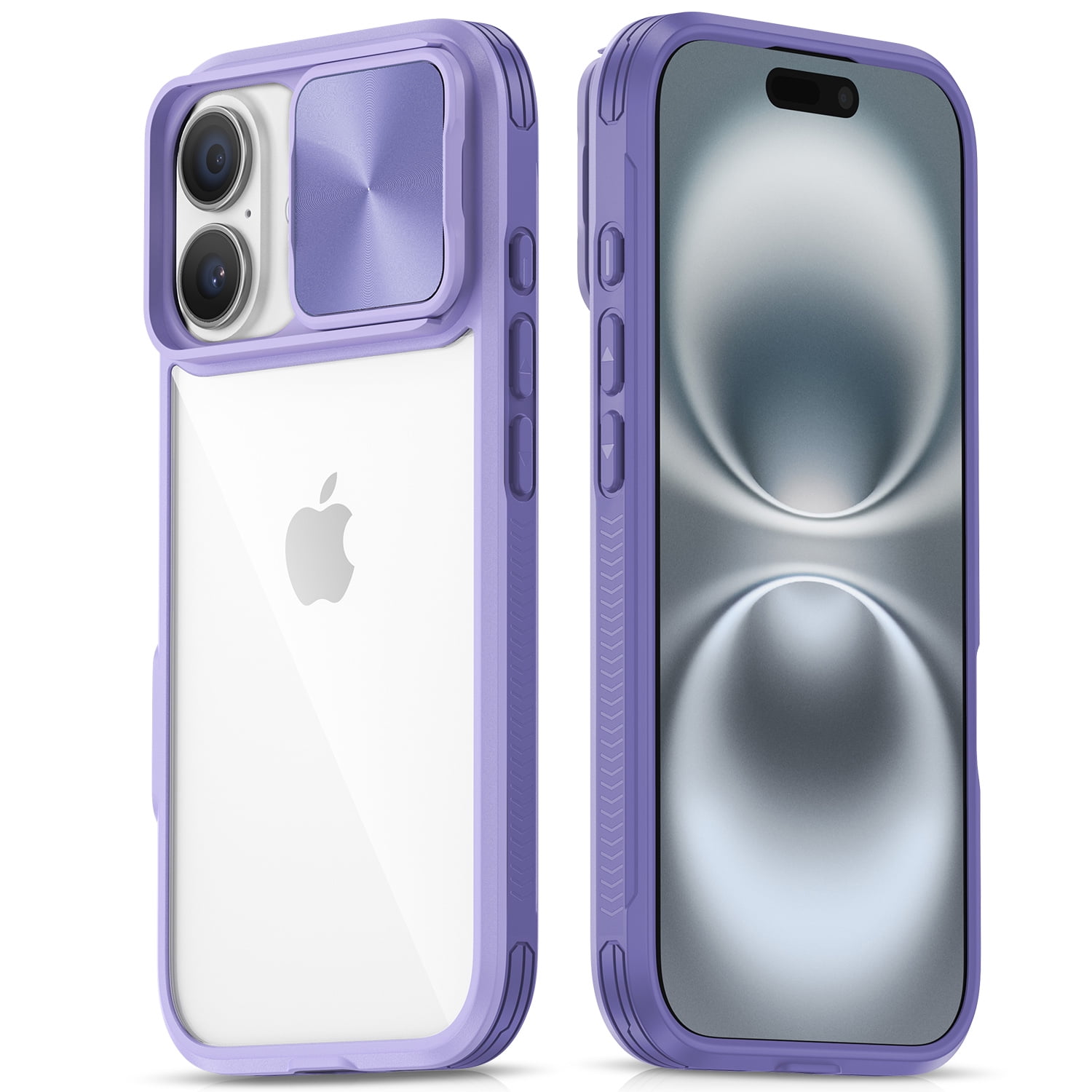 ABCPOW for iPhone 16 Case Clear,Full Body Rugged Case [Not Yellowing ...