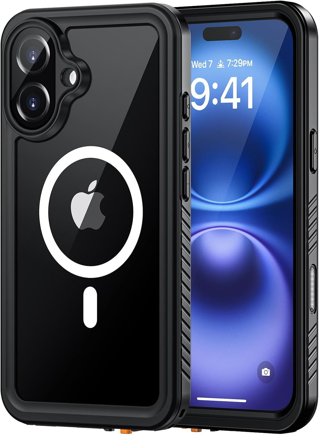 for iPhone 16 Case Magnetic, Waterproof Dustproof Cover [Built in ...