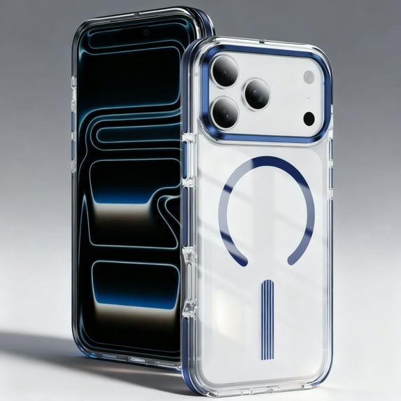 For iPhone 16 Phone Case,Two-color Design,Compatible with Mag-Safe ...