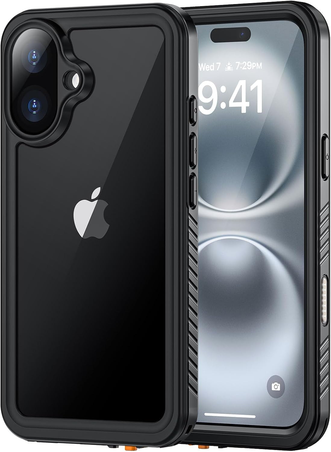 for iPhone 16 Plus Case, IP68 Waterproof Dustproof Shockproof Cases ...