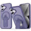 for iPhone 16e Clear Case [360°Rotatable Magnetic Ring Stand ...