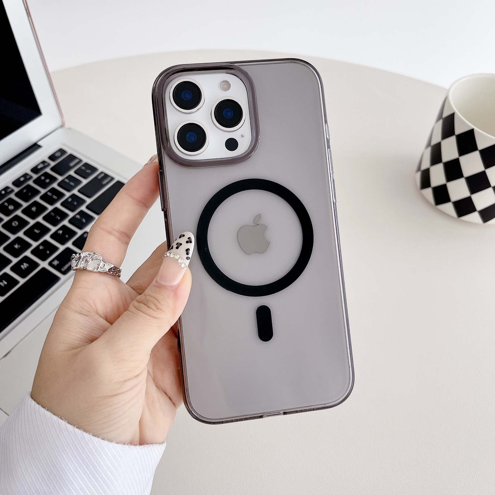 for iPhone 16 Pro Case Clear Magnetic Compatible with Magsafe, Thin ...