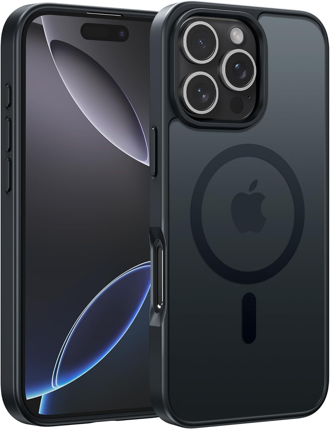 for iPhone 16 Pro-Max Case: Magnetic Matte Translucent Military Grade ...