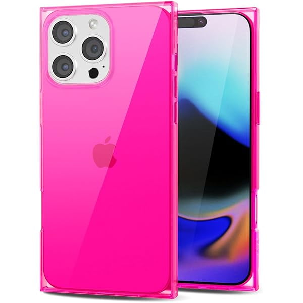 for iPhone 16 Pro Max Clear Case Flaunt Rectangle Edge, Transparent ...