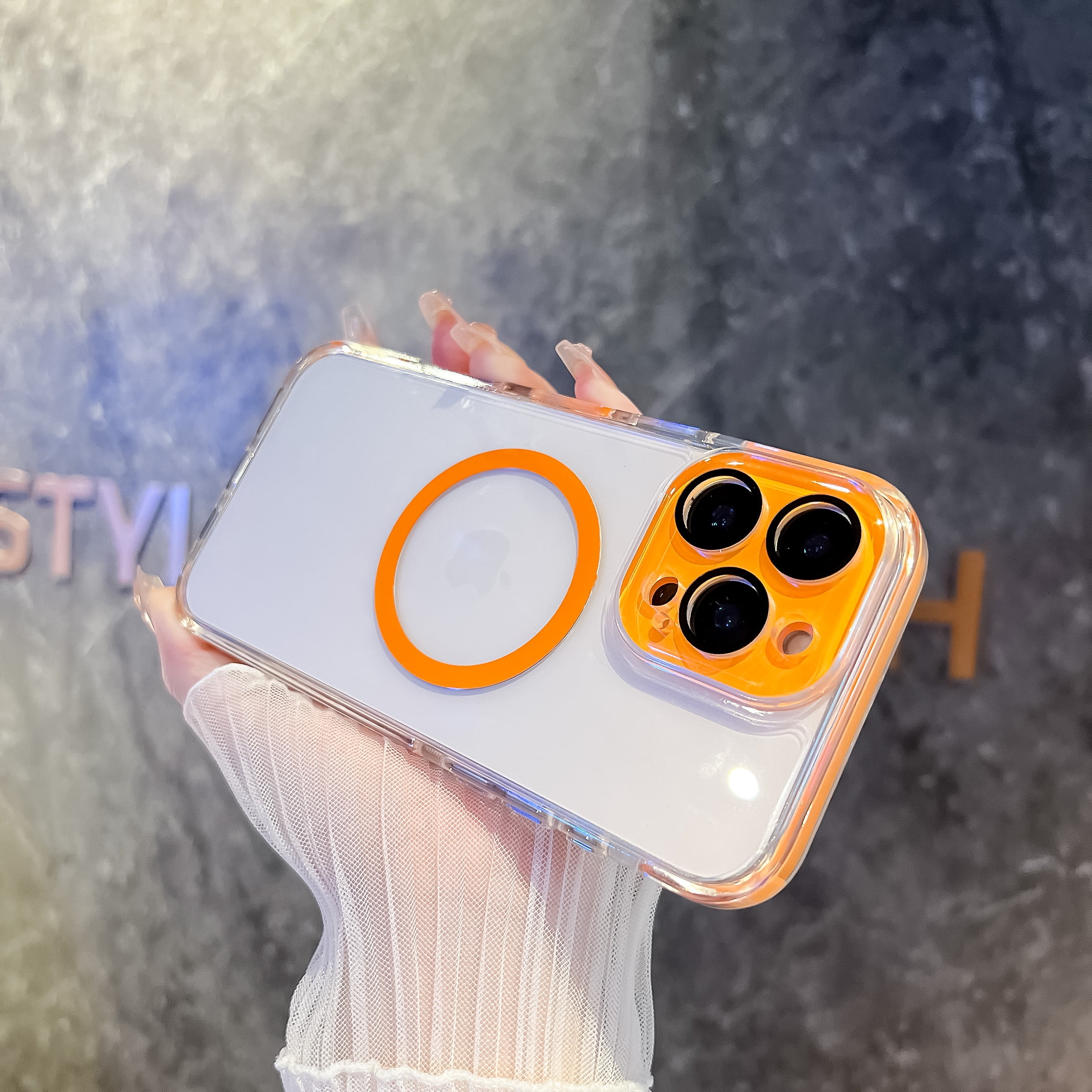 for iPhone 16 Pro Max Phone Clear Cover Case Magnetic Military Grade ...