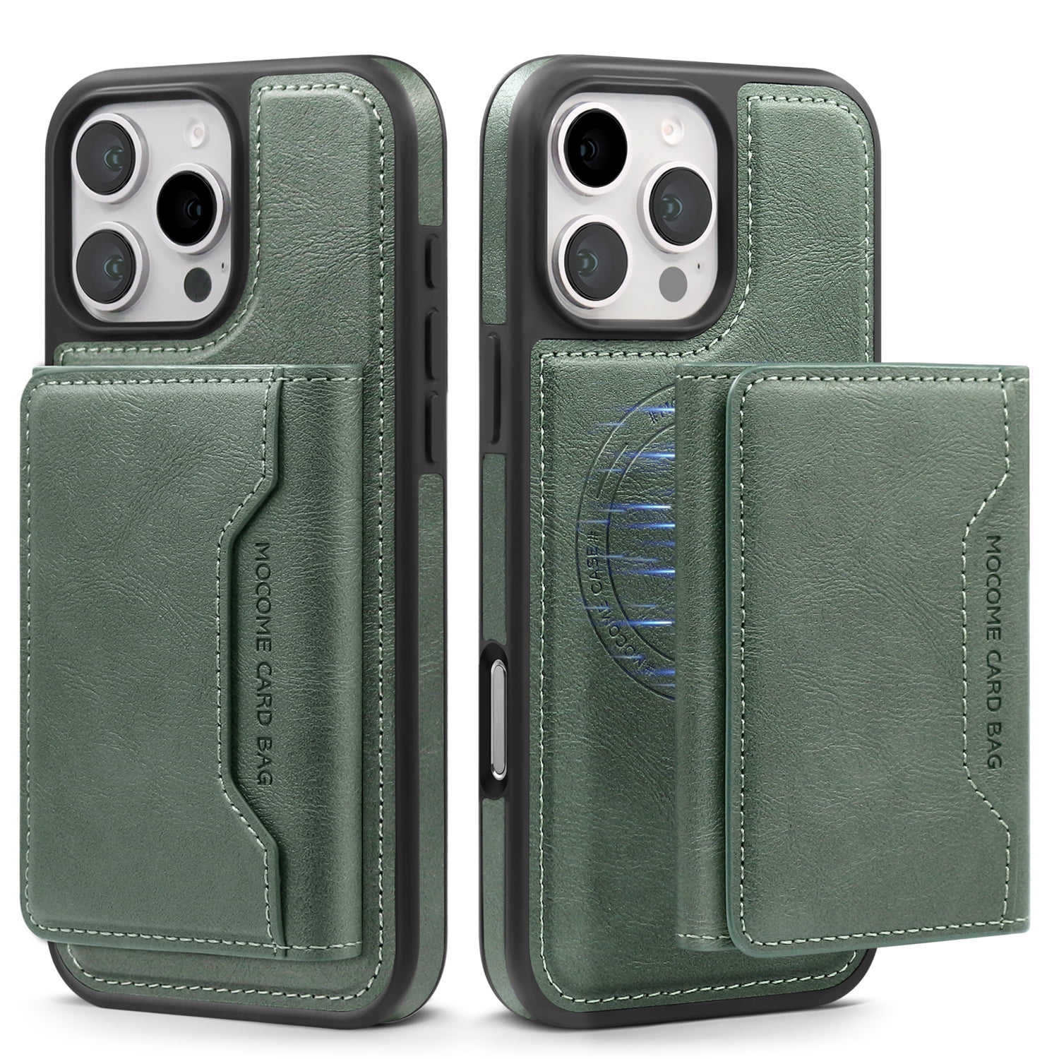 for iPhone 16 Pro Max Wallet Case, Magnetic Phone Cover Compatible with ...