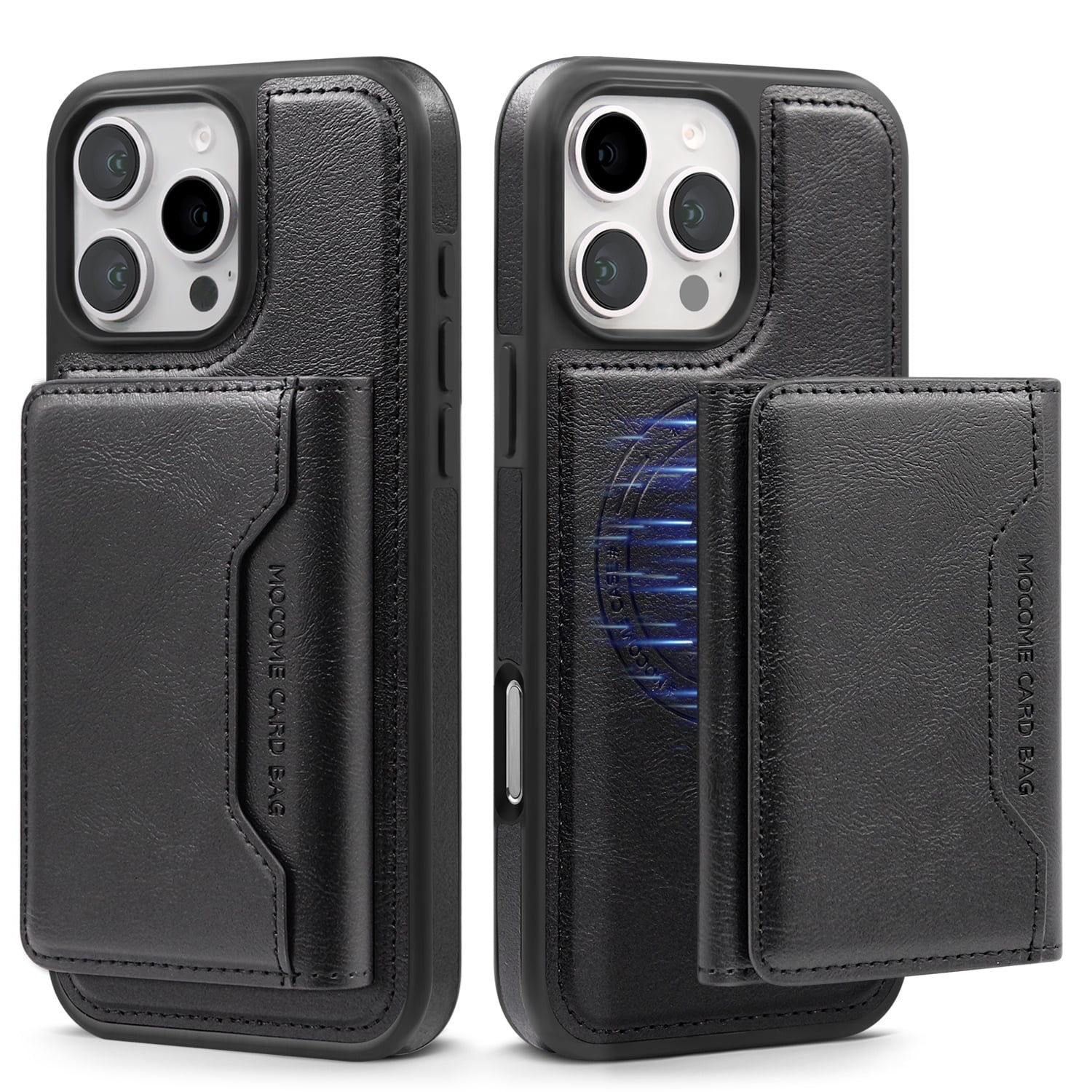 for iPhone 16 Pro Max Wallet Case, Magnetic Phone Cover Compatible with ...