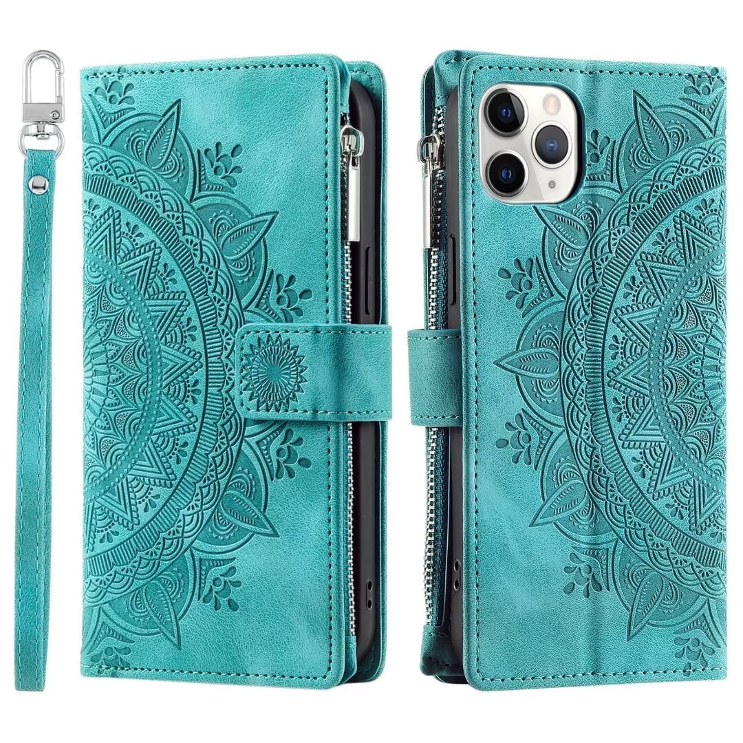 For iPhone 16 Wallet Case,Slim Soft PU Pressed Sunflowers Leather ...