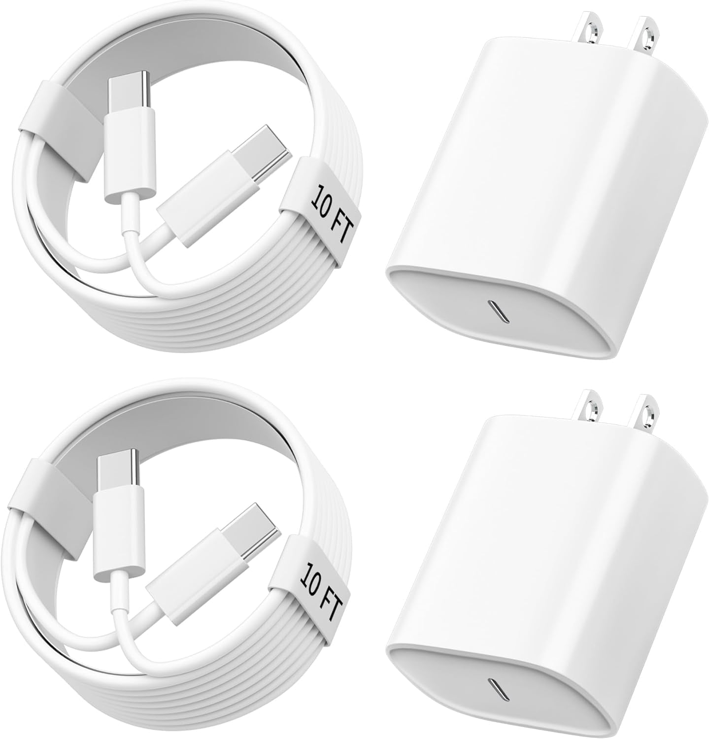 iPhone 17 16 15 Charger Fast Charging, 10 FT Long USB C Cord with 20W ...