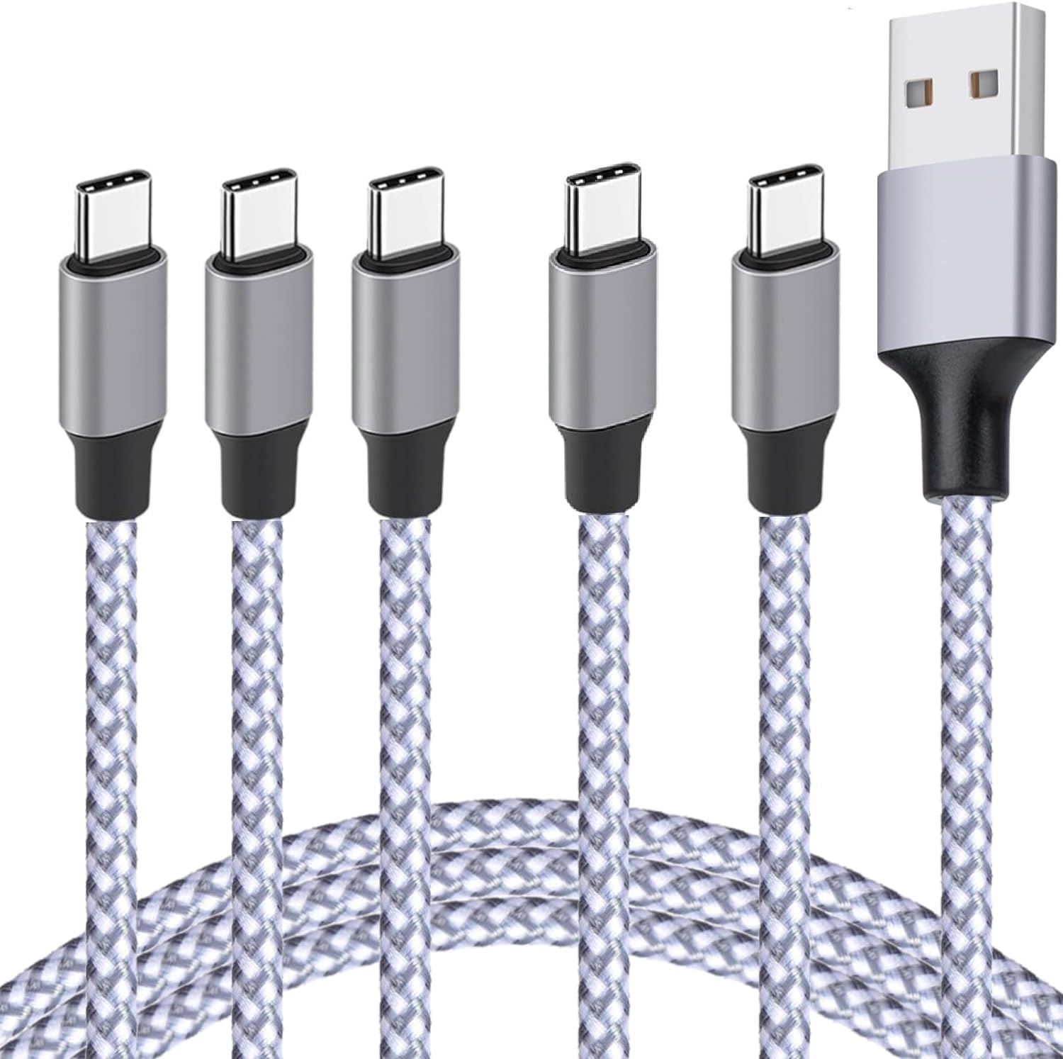 iPhone 17 16 Charger Fast Charging, 5Pack 3.3FT iPhone Charger USBC ...