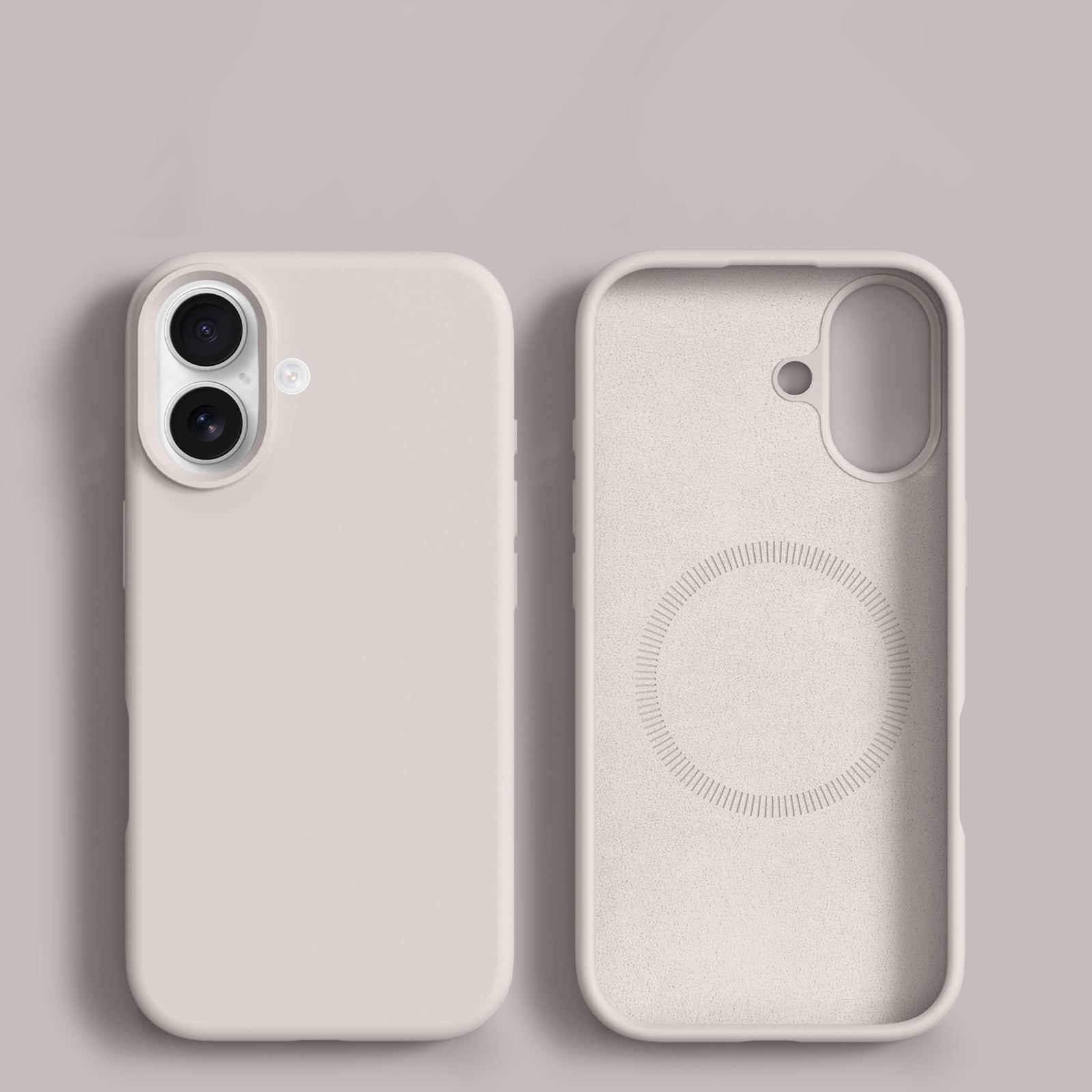 for iPhone 17 Back Cover, Compatible with MagSafe, Luxury Silicone ...