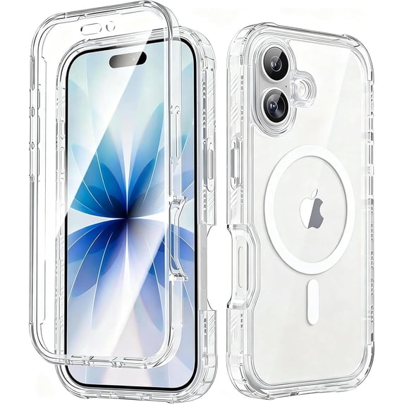 for iPhone 17 Case, [Compatible with MagSafe] Full-Body Rugged ...
