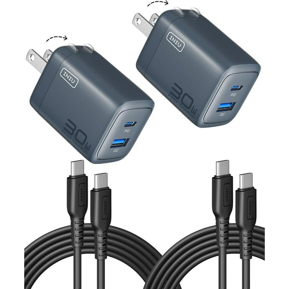 for iPhone 17 Charger, 30W GaN Tech Type C Charger Fast Charging, 2 ...