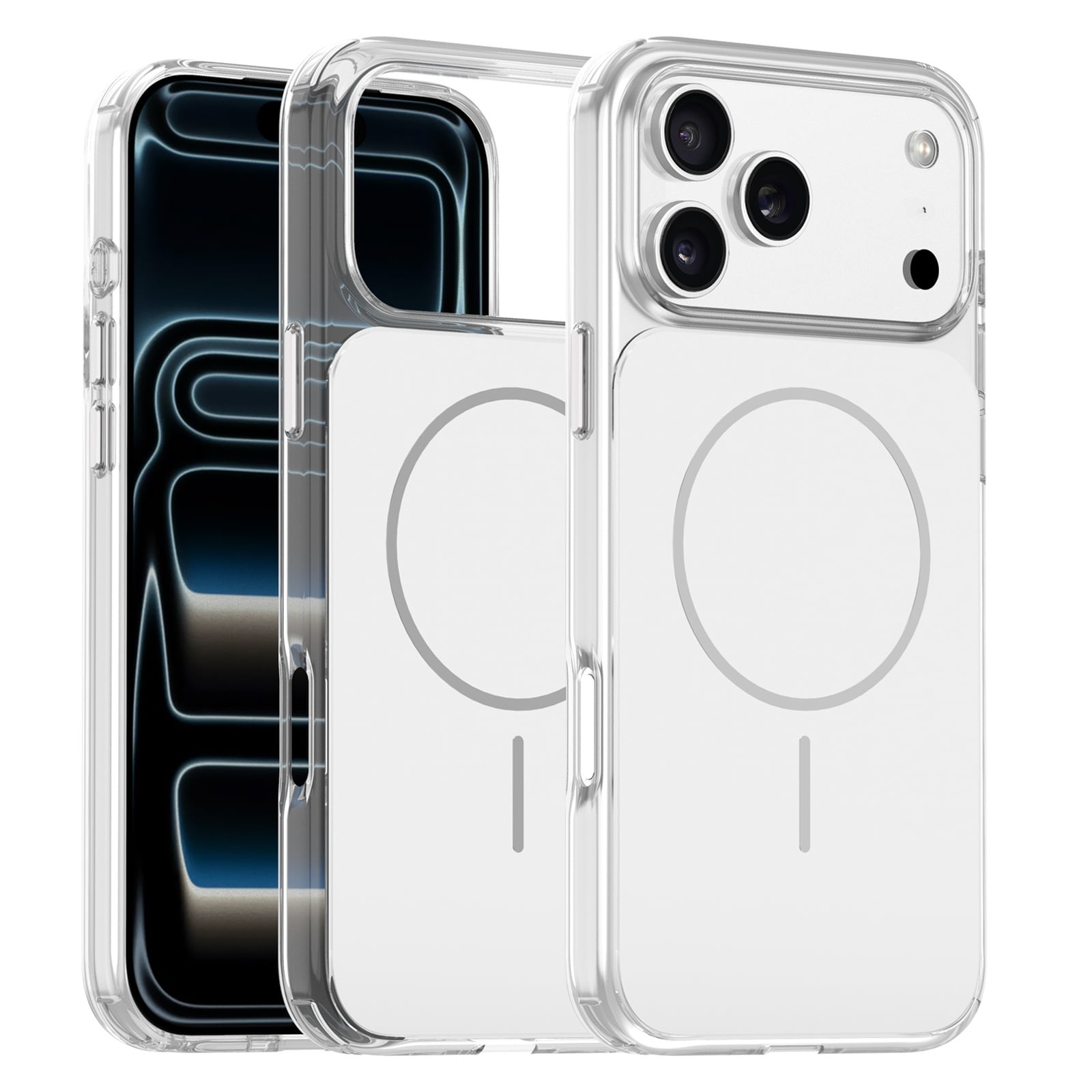 for iPhone 17 Magnetic Case, Compatible with Mag-Safe Charging, Durable ...