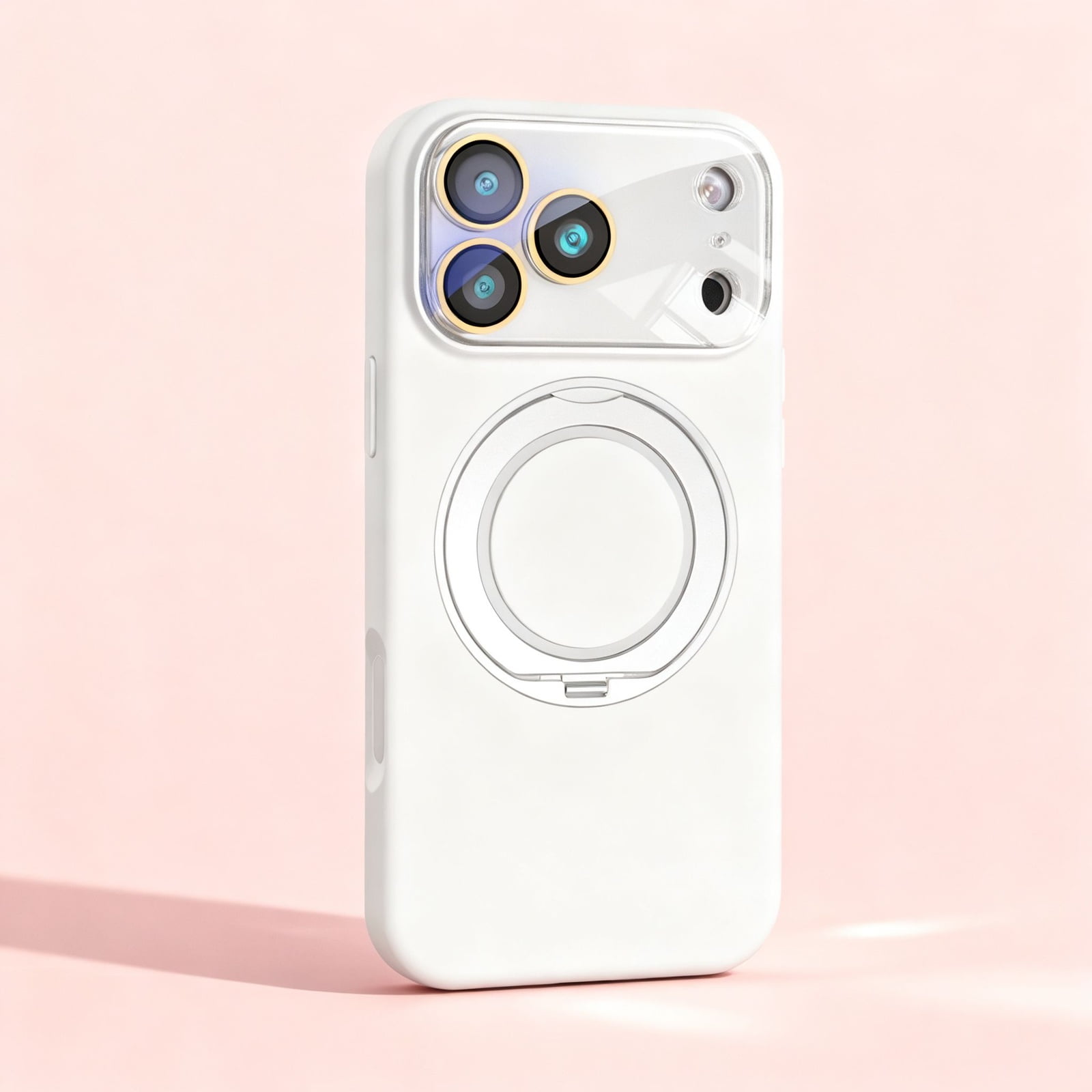 for iPhone 17 Pro Case with Ring Stand & Camera Lens Protector, Secure ...