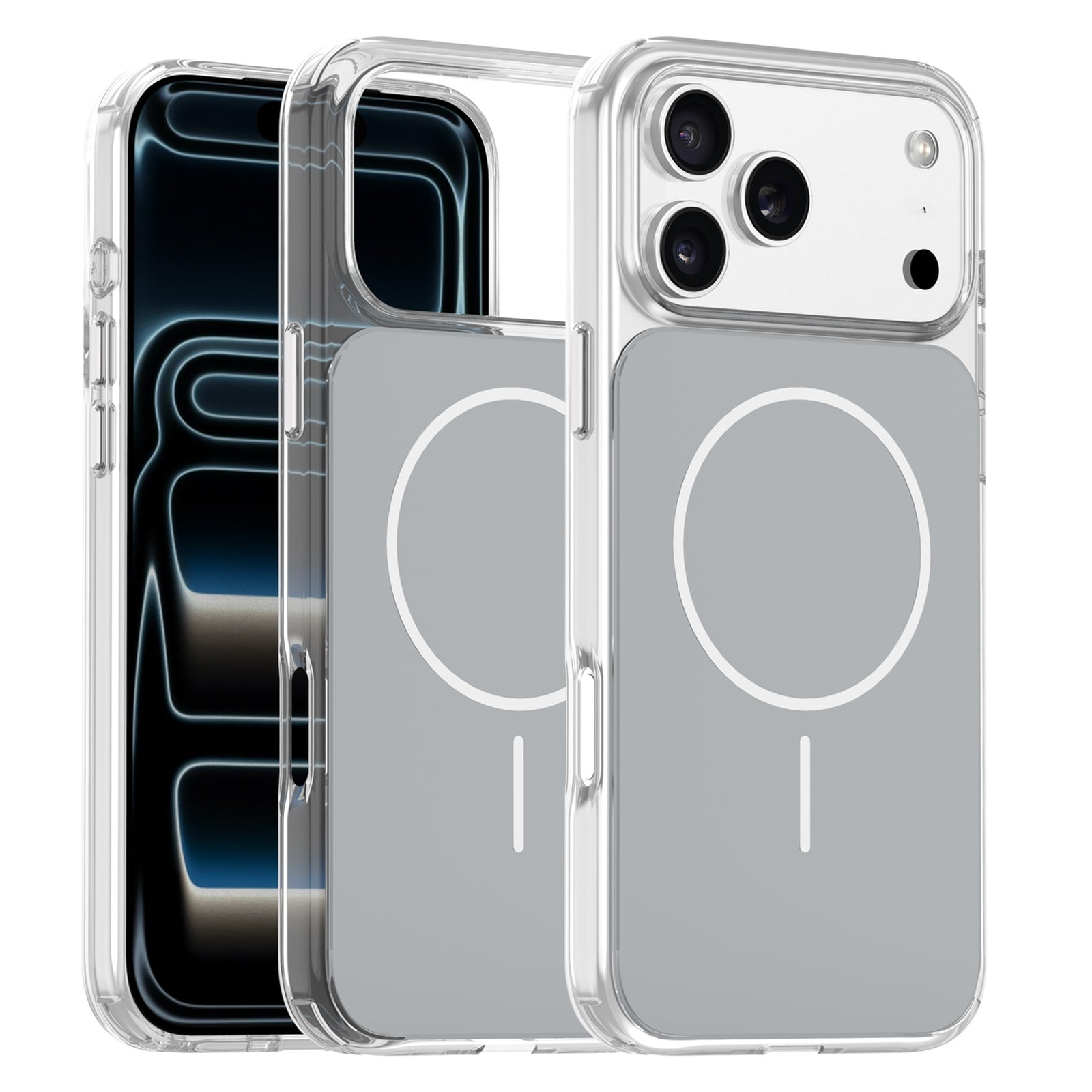 for iPhone 17 Pro Magnetic Case, Compatible with Mag-Safe Charging ...