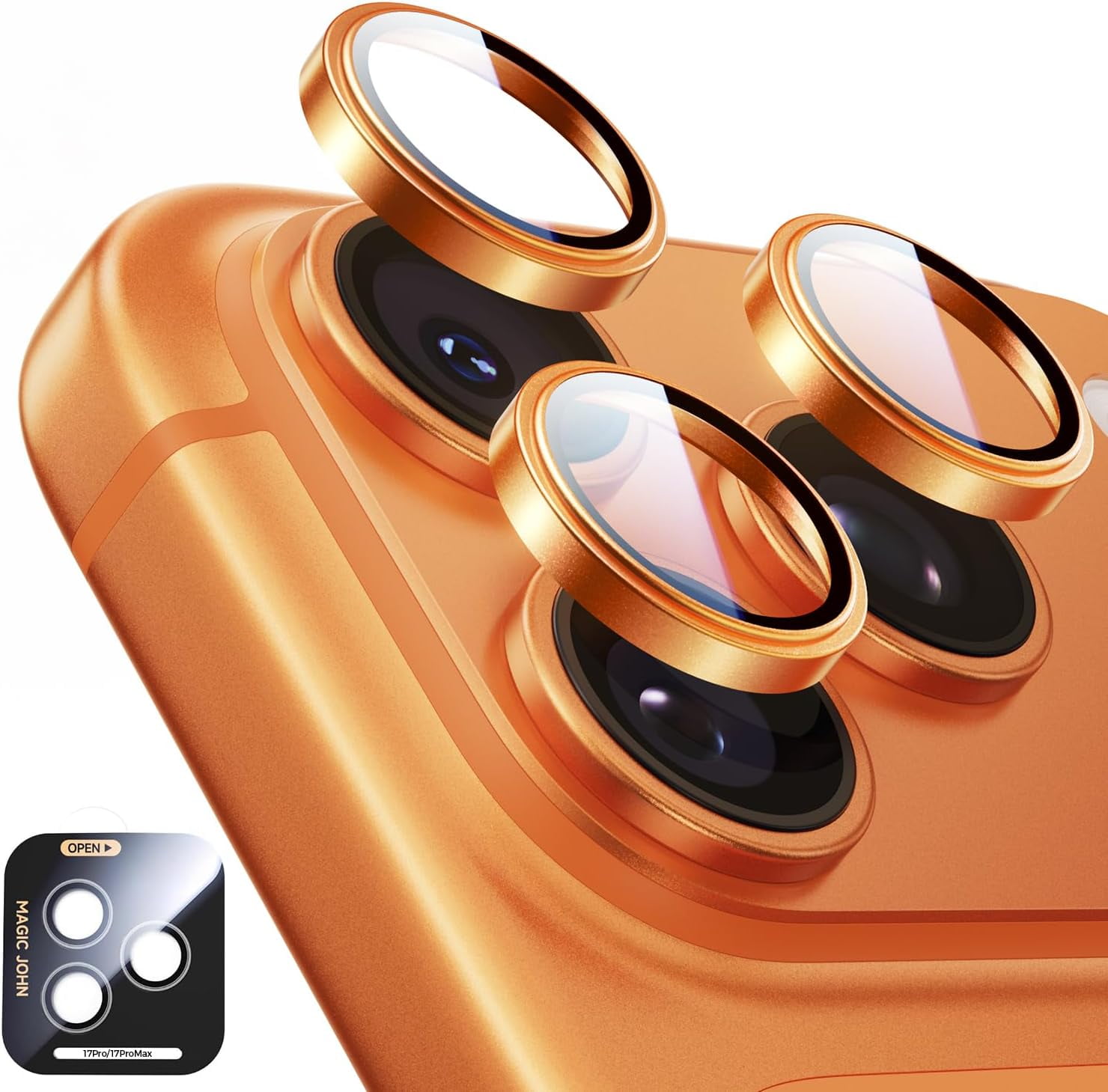for iPhone 17 Pro Max/17 Pro Camera Lens Protector [Alignment Kit&1:1 ...