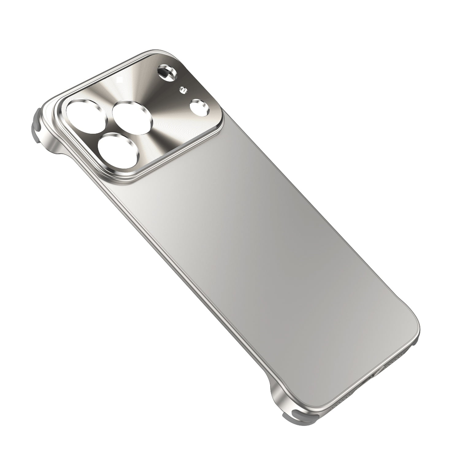 For iPhone 17 Pro Max Borderless Phone Case,Non-Slip Ultra Slim Rugged ...