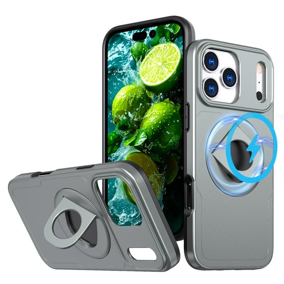 for iPhone 17 Pro Max Case, Frosted PC Compatible with MagSafe Built-in ...