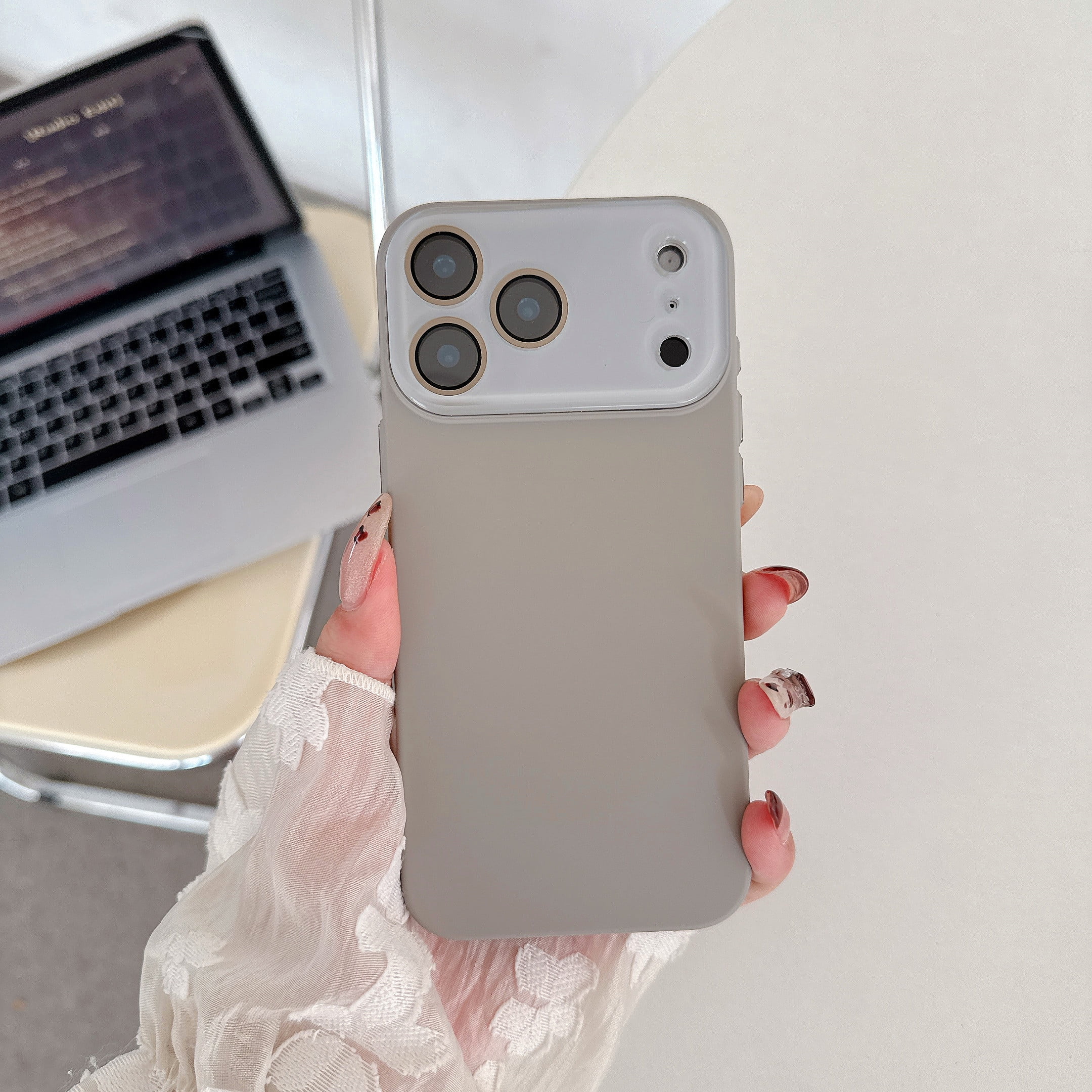 for iPhone 17 Pro Max Case with Lens Protector, Luxury Matte Hard PC ...