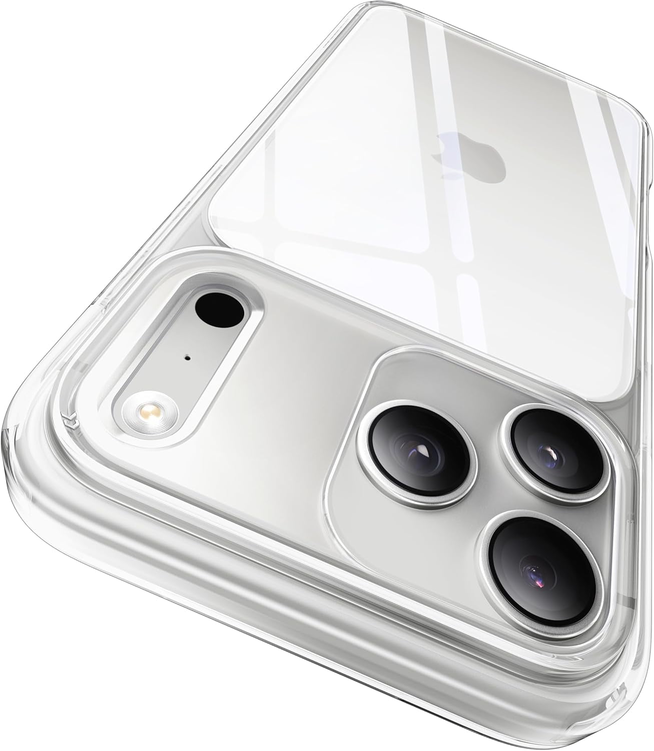 for iPhone 17 Pro Max Case Smooth Crystal Clear, Patented Anti-Yellow ...