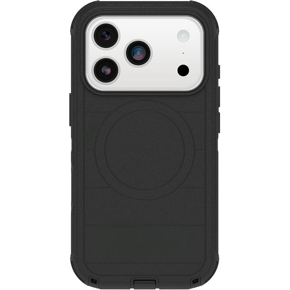 iPhone 17 Pro Max Defender Pro Series Case - Black - Tough, Rugged ...