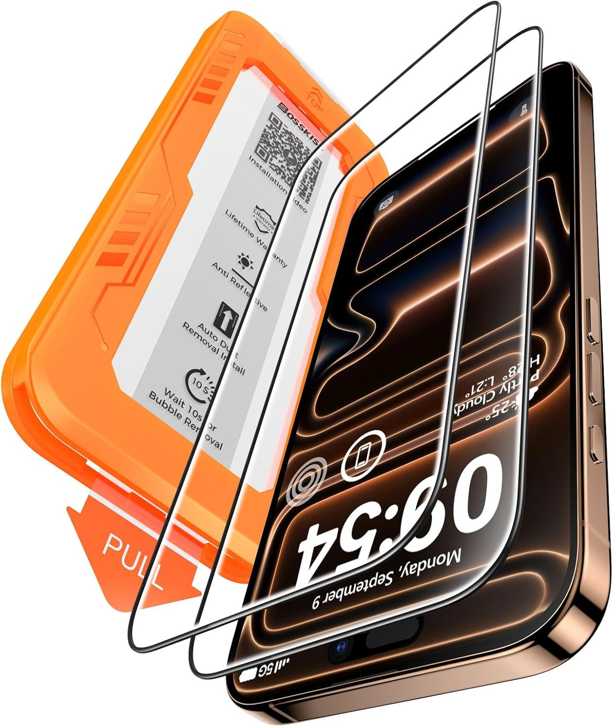 for iPhone 17 Pro Max Screen Protector 6.9 inch, TOP 9H+ Hardness ...