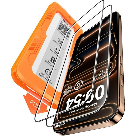 for iPhone 17 Pro Max Screen Protector 6.9 inch, [TOP 9H+ Hardness ...