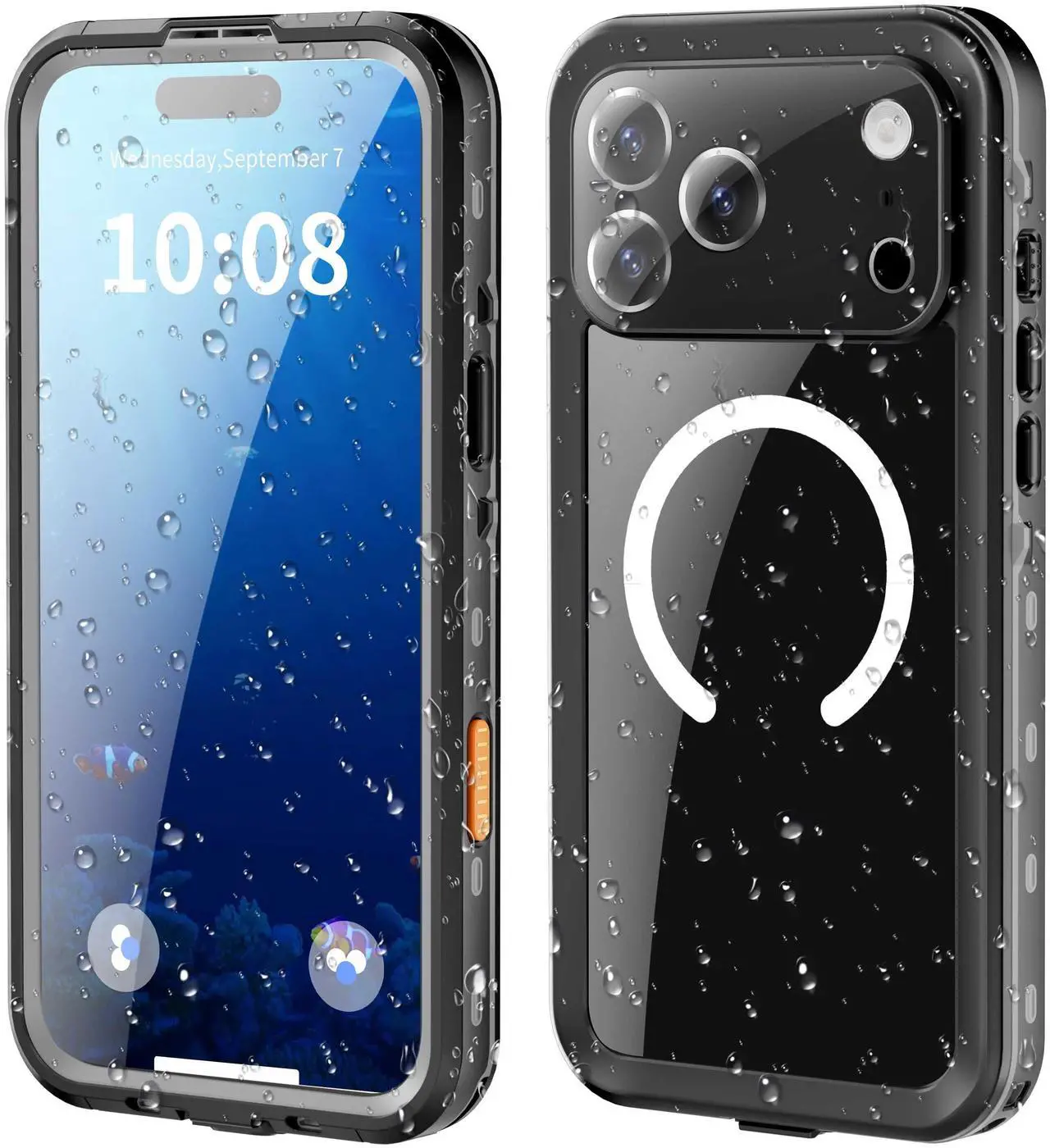 for iPhone 17 Pro Max Waterproof Case Compatible with MagSafe, Magnetic ...