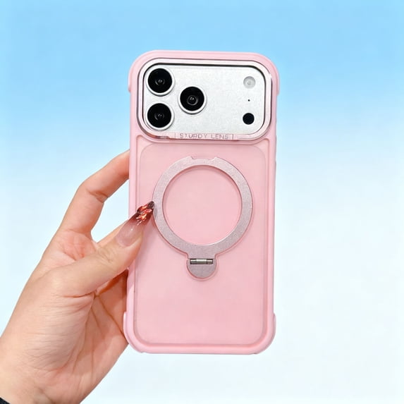 For iPhone 17 Pro Phone Case,Matte Translucent Back Design,With ...