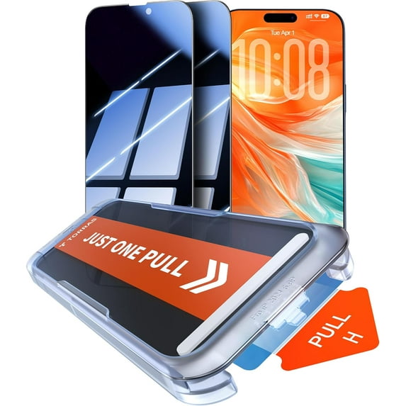 for iPhone 17 Pro Privacy Screen Protector [25° Anti Spy] [Military ...