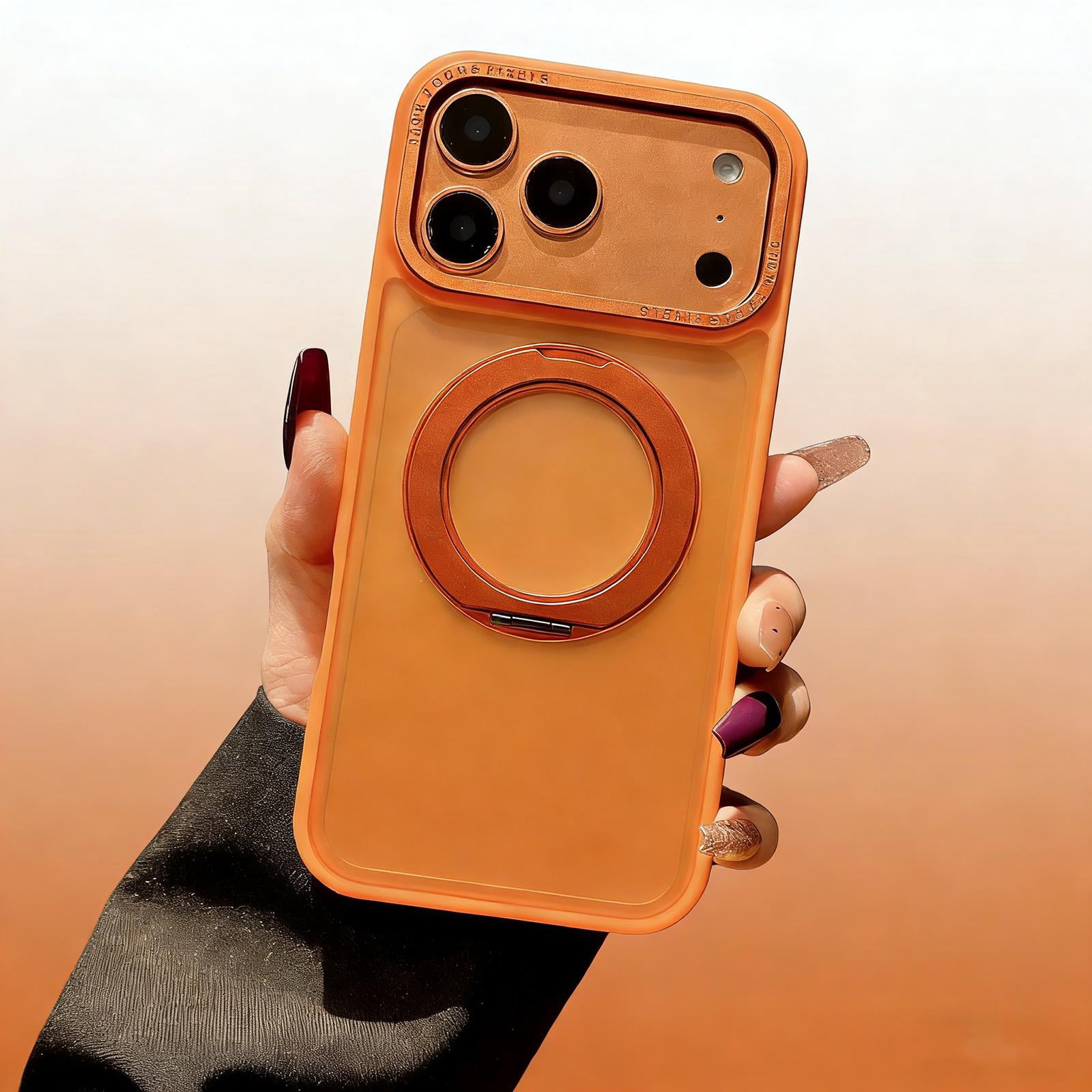 for iPhone 17 Pro Ring Stand Case, Military Grade Drop Protection ...