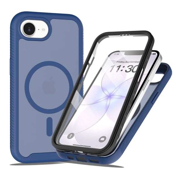 For iPhone 17e/16e Phone Case,Compatible With Mag-Safe,2-in-1 Heavy ...