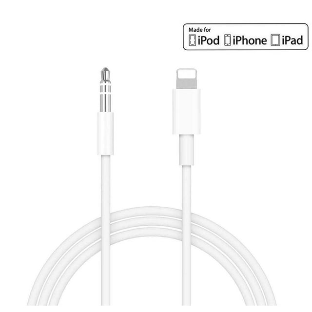 Apple MFi Certified AUX Adapter, iPhone to 3.5mm Cable for Car Stereo ...