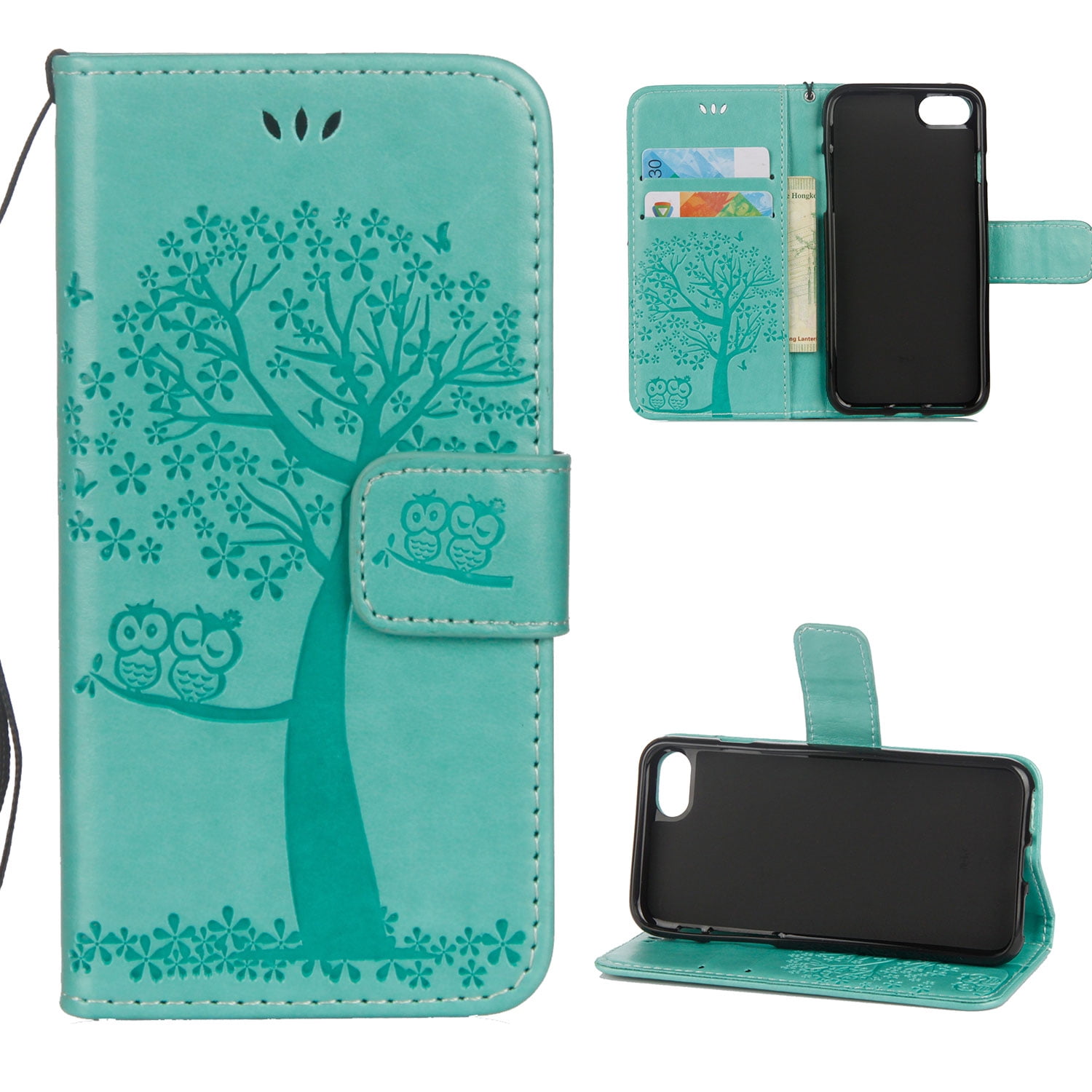 iPhone 6 Case, iPhone 6S Wallet case, Allytech Pretty Retro Embossed ...