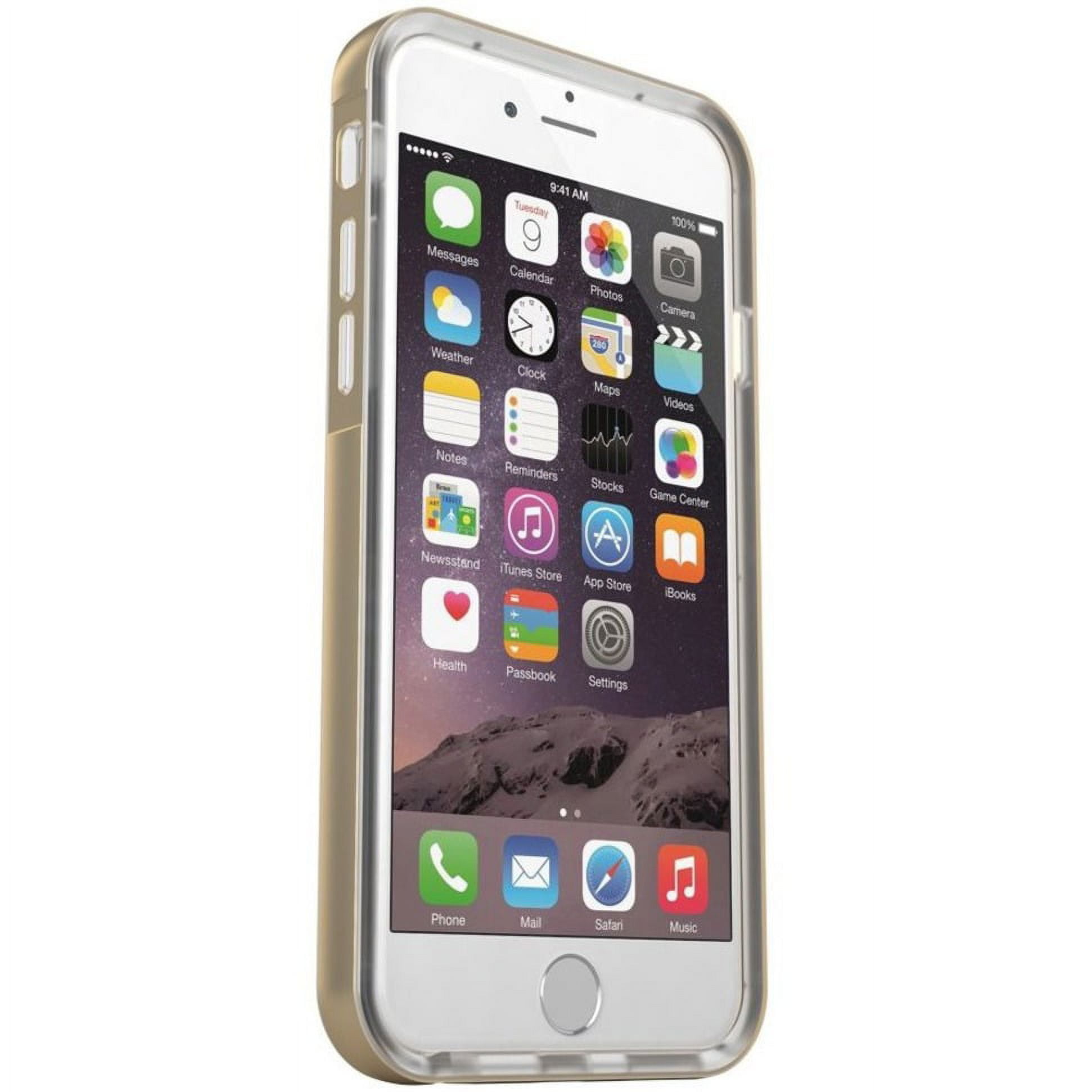 iPhone 6 LED Flashing Case - Gold - Walmart.com